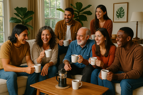 Cafecito Time – Medium Roast Whole Bean Coffee (5 lb)